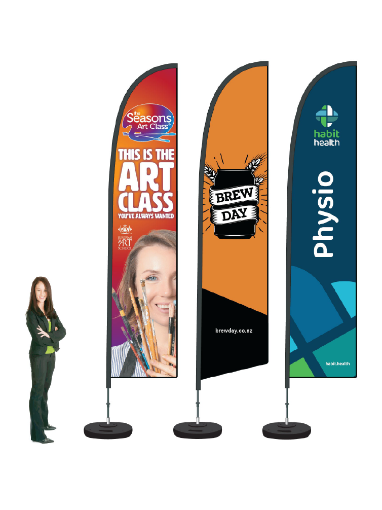 Feather Flag Display. Durapole® Flex. Custom. || SAVE ON-LINE! COMMERC ...