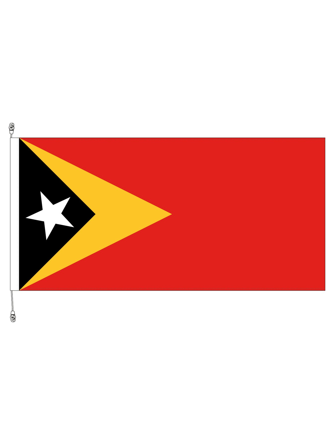 Timor -Leste Flag – Flagmakers Ltd