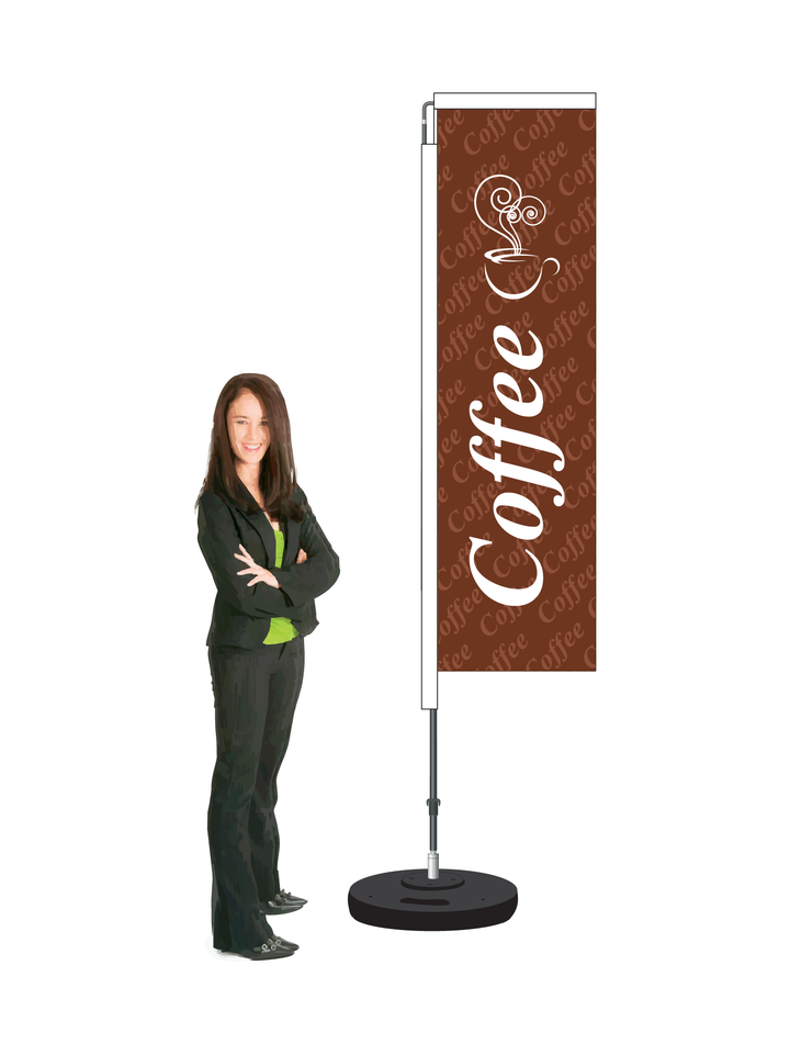 Coffee flags and Displays. – Flagmakers Ltd