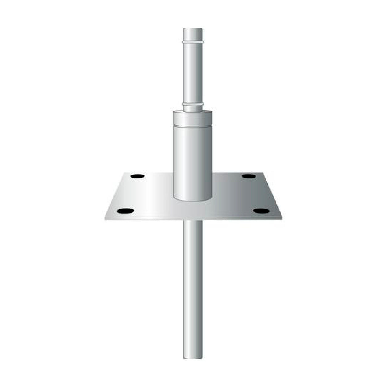Inground Mount || Stainless Steel with removable spigot – Flagmakers Ltd